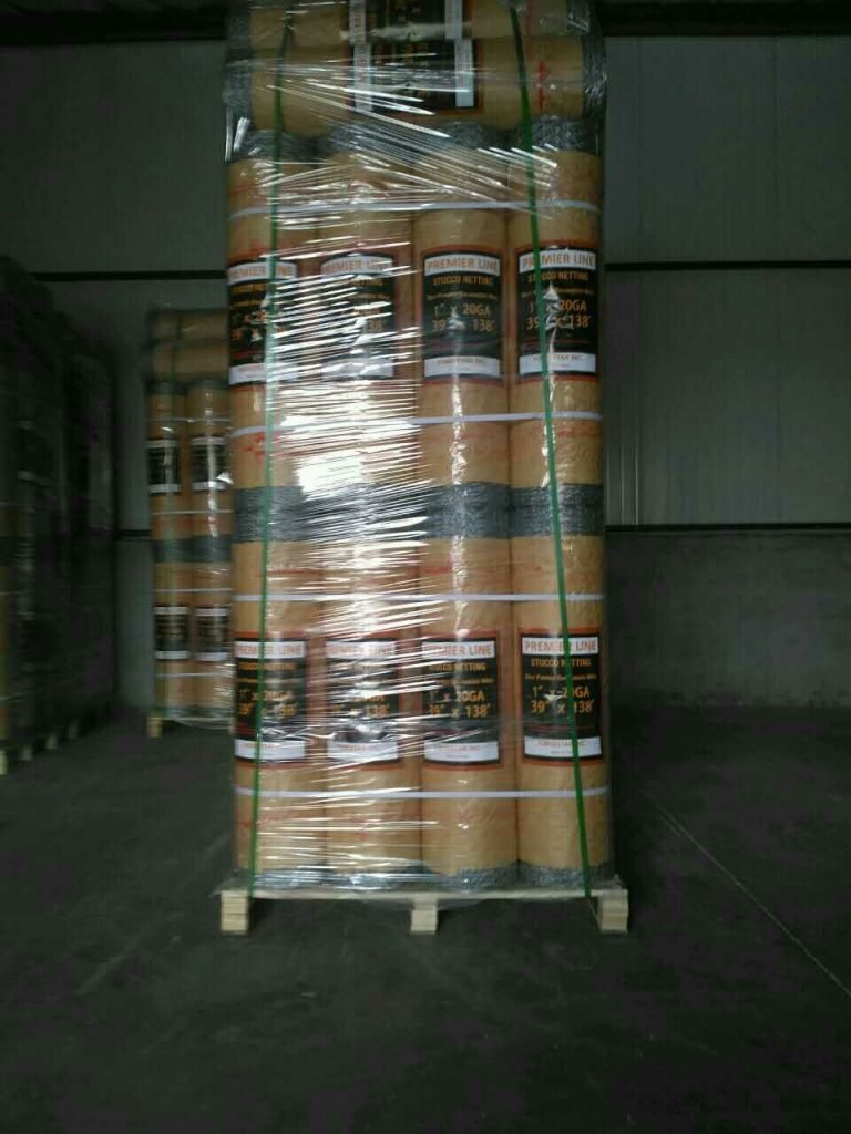 Hexagonal Wire Stucco Netting - Orange Wire